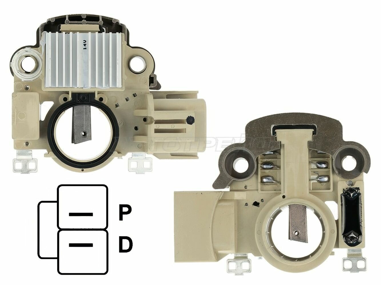 Реле регулятор напряжения генератора для Мазда 6, Эскейп, MPV, Трибут арт STGY0118W70 SAT