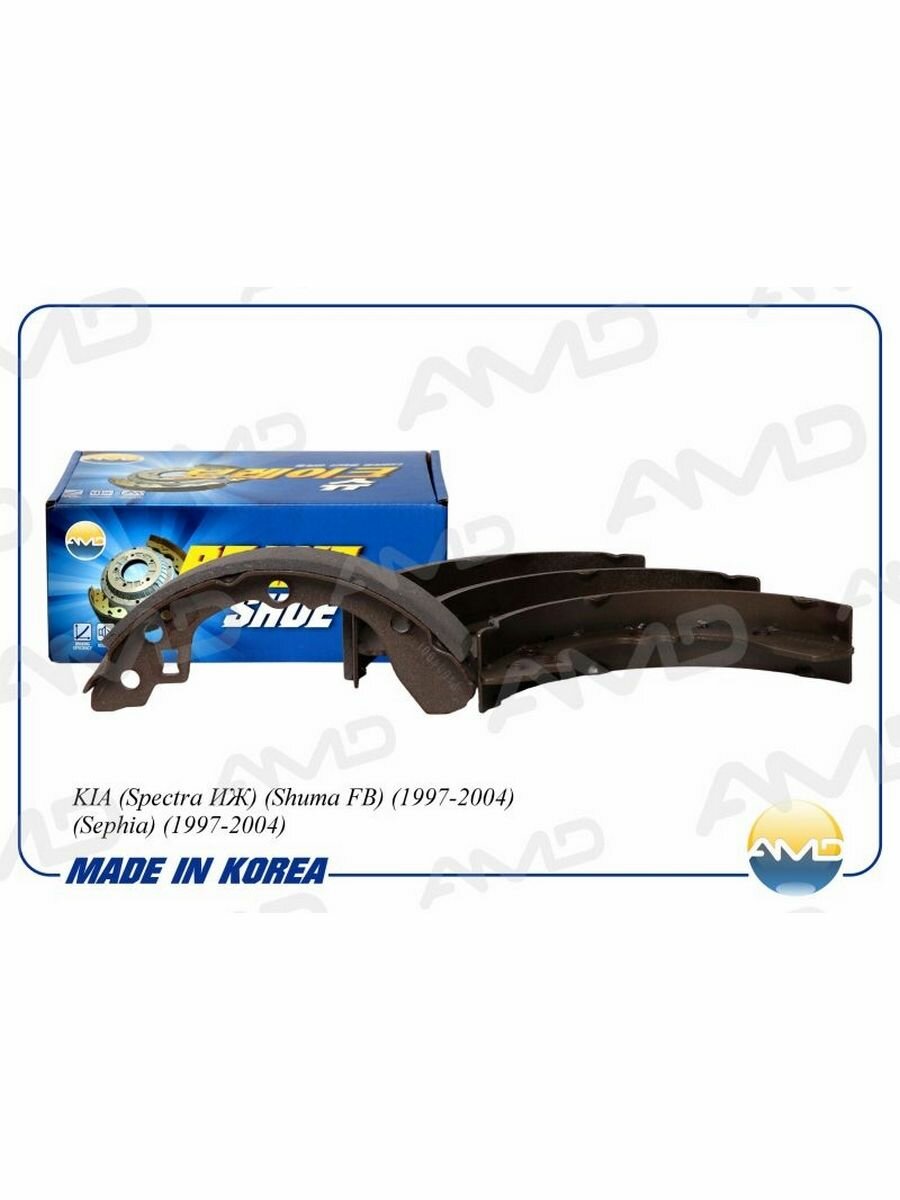 Колодки тормозные барабанные AMD AMDBF232 для HYUNDAI i30, KIA Ceed, Shuma