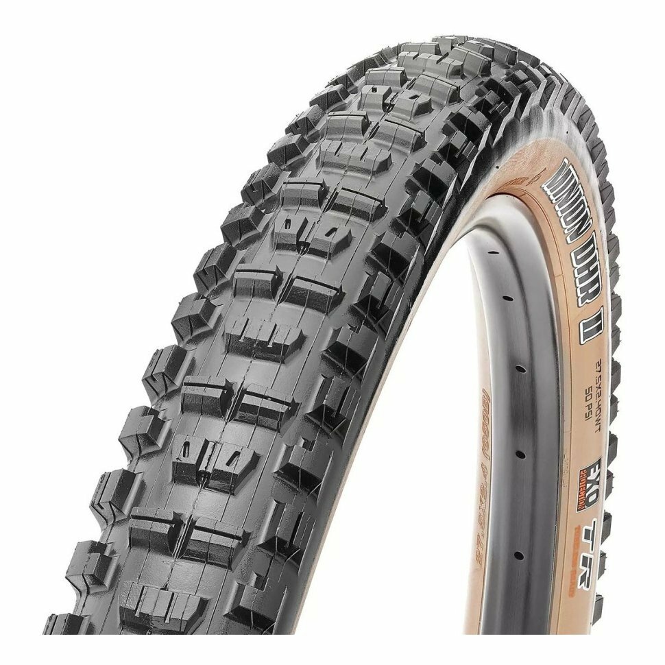 Покрышка Maxxis Minion DHR II 27.5x2.40WT TPI 60 кевлар EXO/TR/Tanwall (ETB00220200)