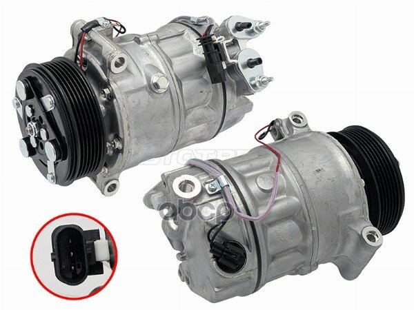 Компрессор кондиционера Land Rover Discovery 09-20 / Range Rover 12-22 Sat арт. ST-245-0052