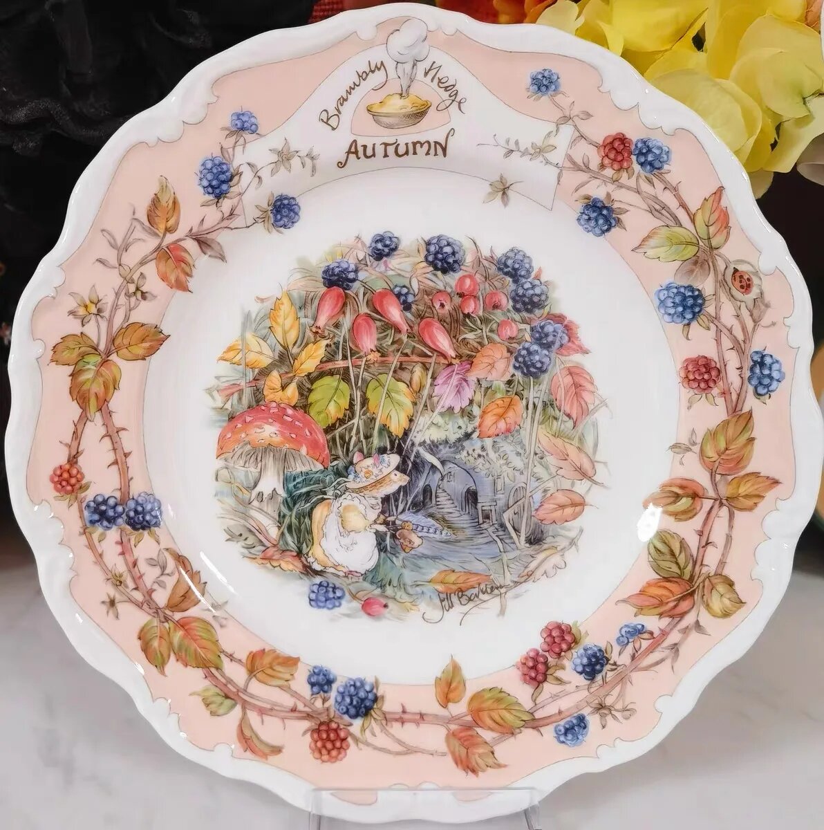 Кофейный набор Bone China, Autumn plate