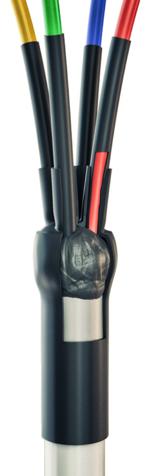 Муфта кабельная концевая КВТ 5ПКТп мини-2.5/10 без болтовых наконечников, пластмассовая изоляция, 2.5/10мм2, 5 жил / электрика