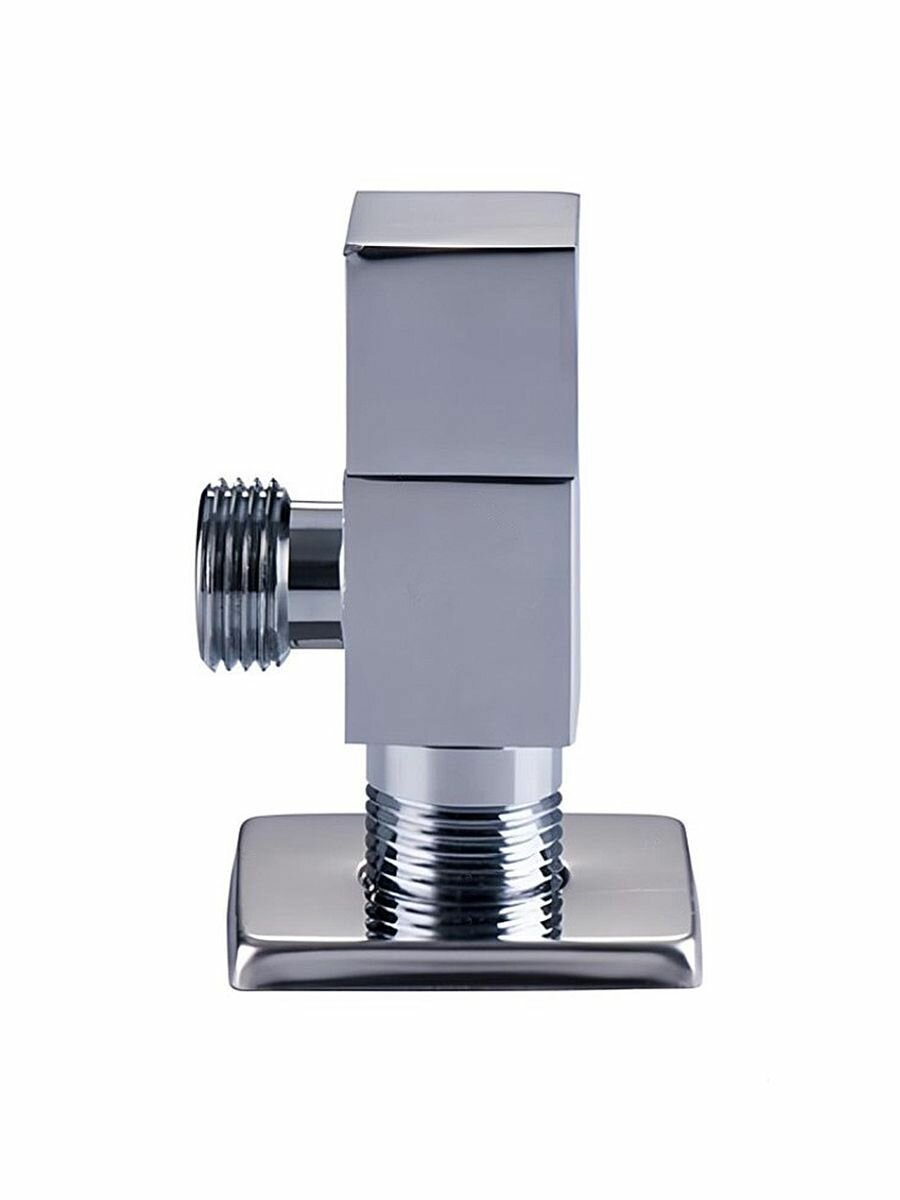 Кран Vieir угловой с отражателем для смесителя НР 1/2"-3/4", хром