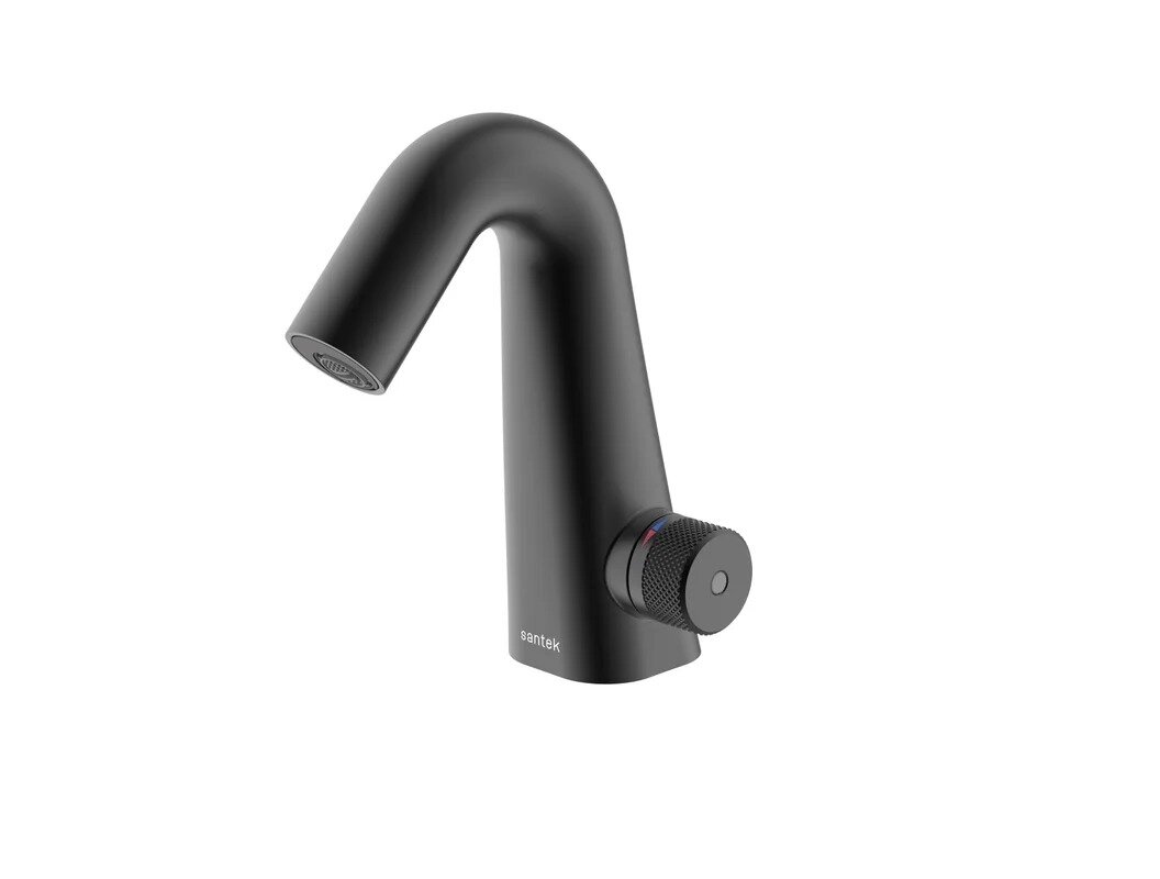 Смеситель для раковины Santek Космо WH5A06019N001, сенсорный, черный матовый