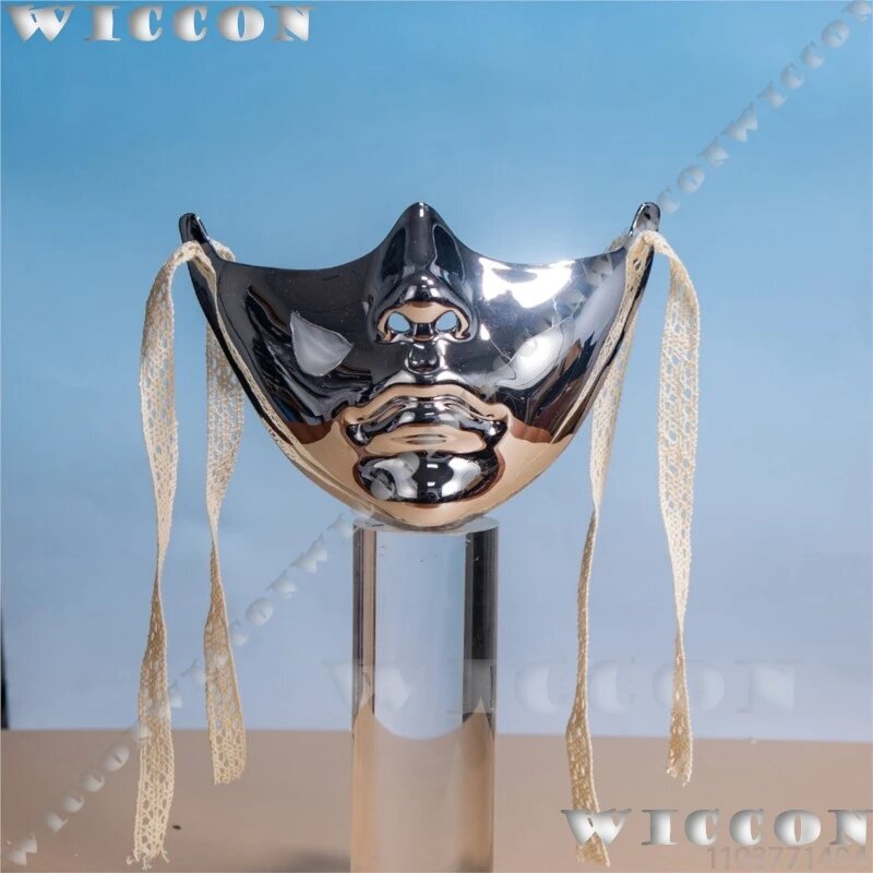 Механическая киберпанк маска для лица WICCON Mask 4