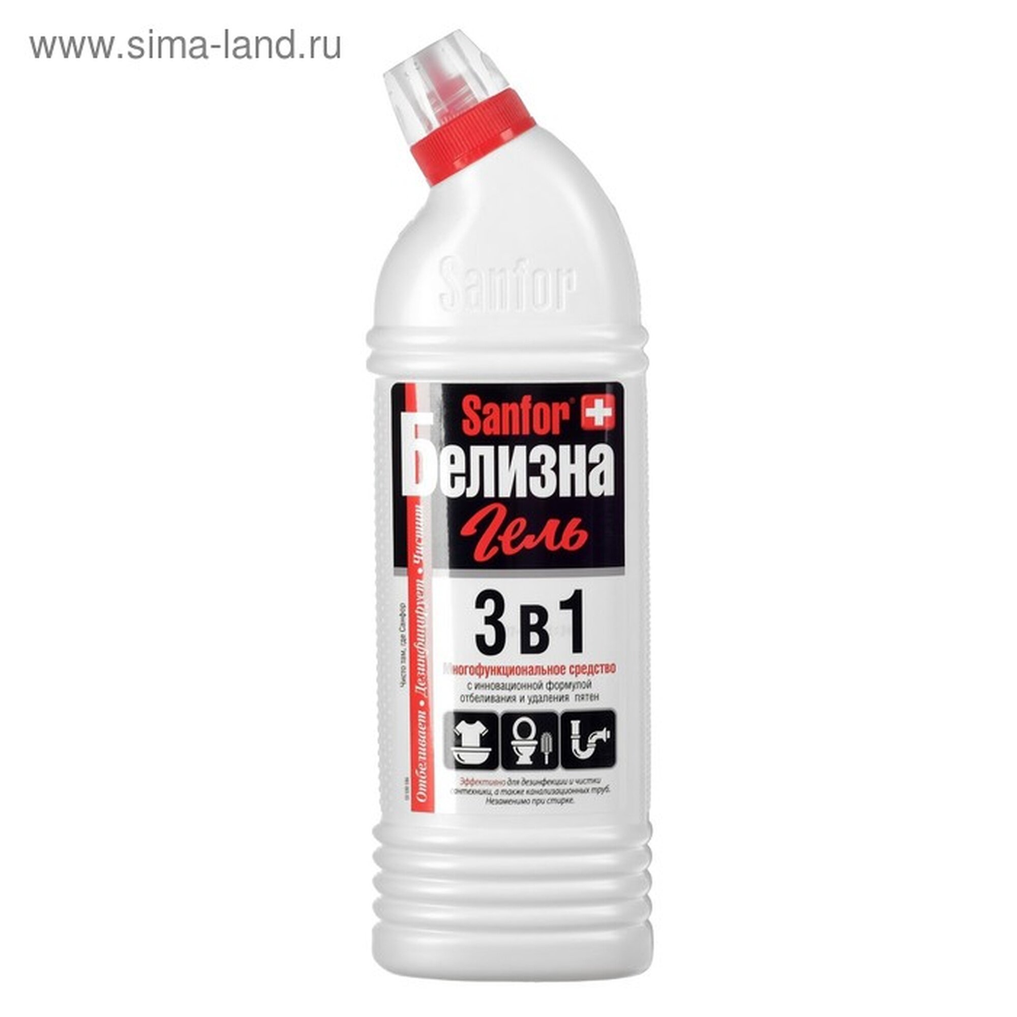 Средство с комплексным действием Sanfor "Белизна гель", 700 г