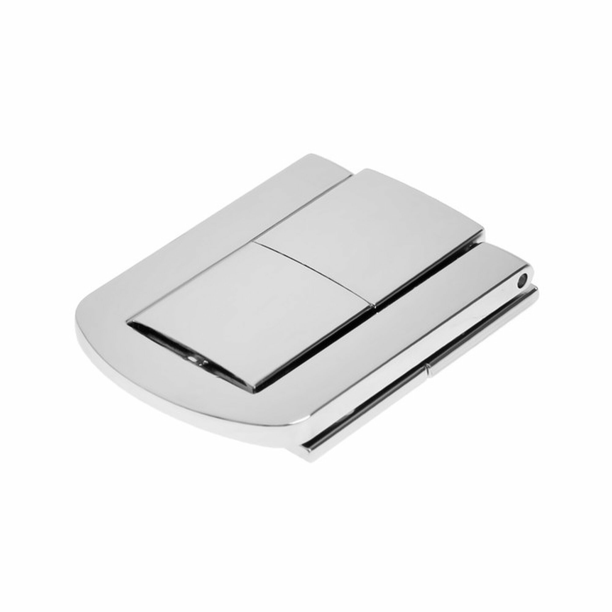 Замок-защелка Тундра ZM01, для мебели, металл, серебристый, 4шт