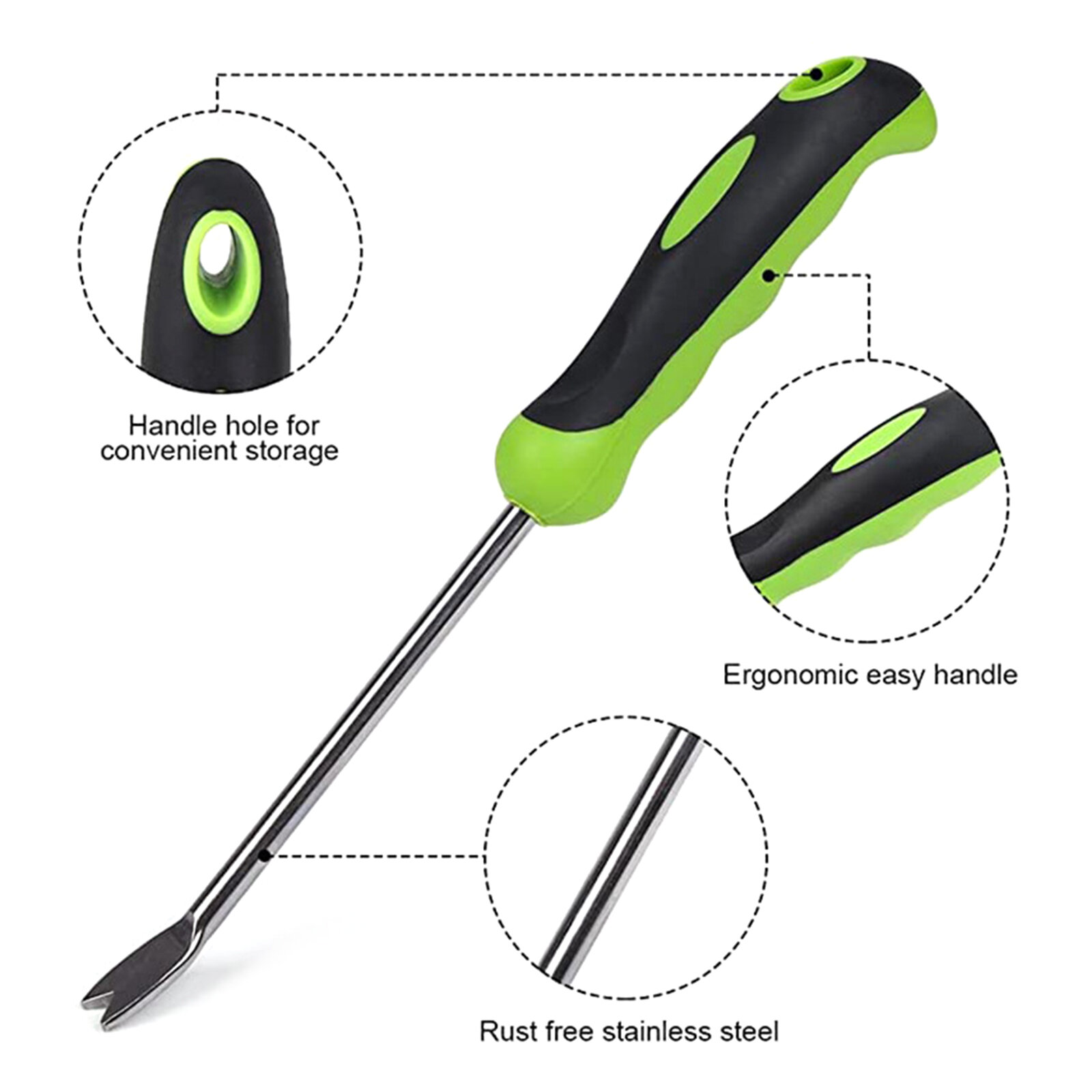 Эргономичное устройство прополки для быстрого удаления сорняков и без проблем