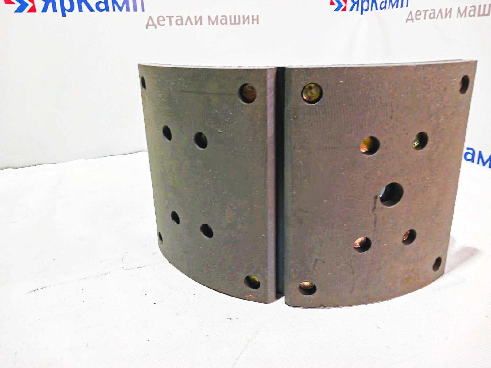 Колодка тормозная МАЗ/МАН, изготовлено ПО ГОСТ (шир.=22 см, 6/7, задняя, левая)