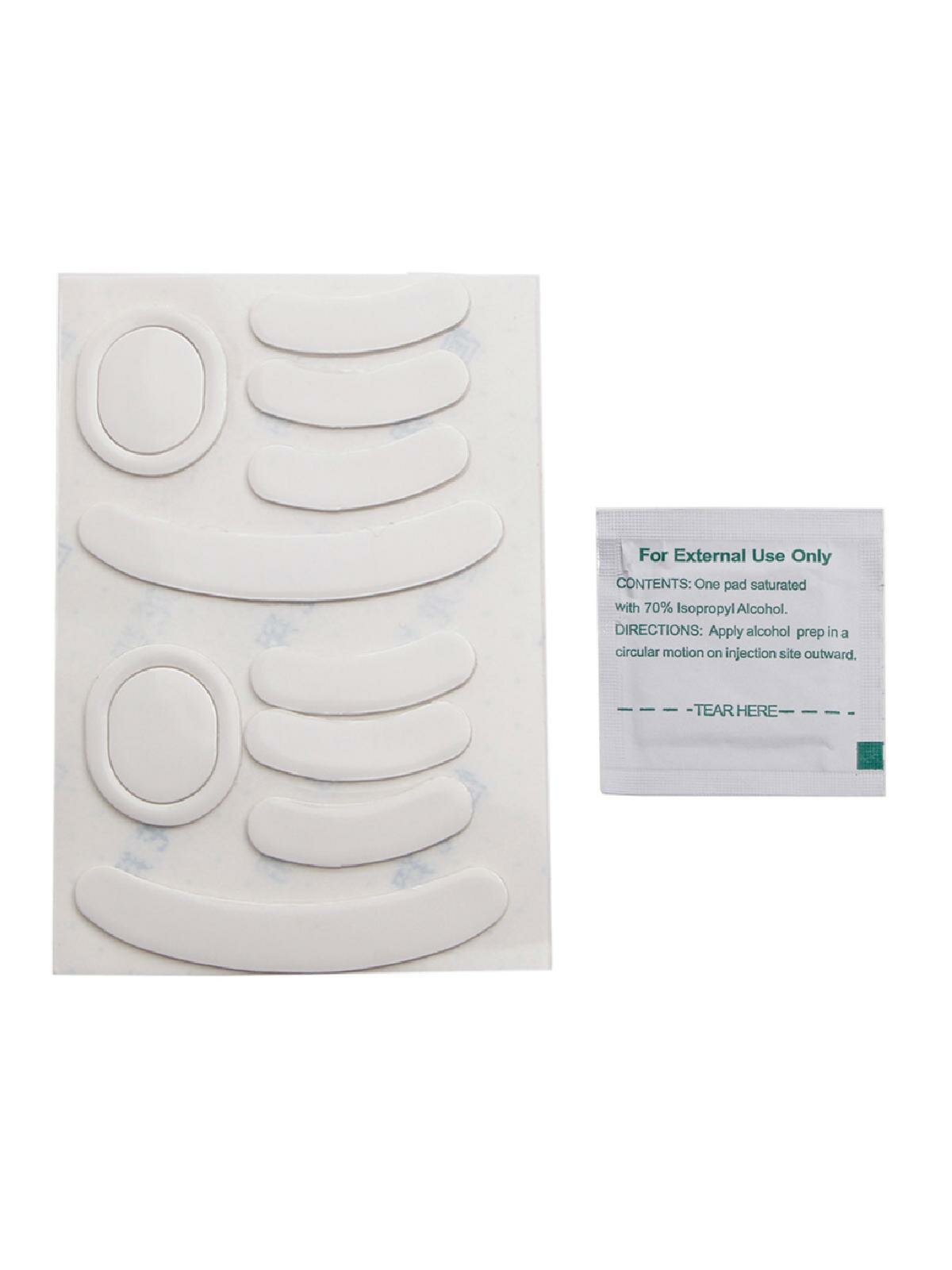 2 пары белых наклеек для ног G PRO wireless