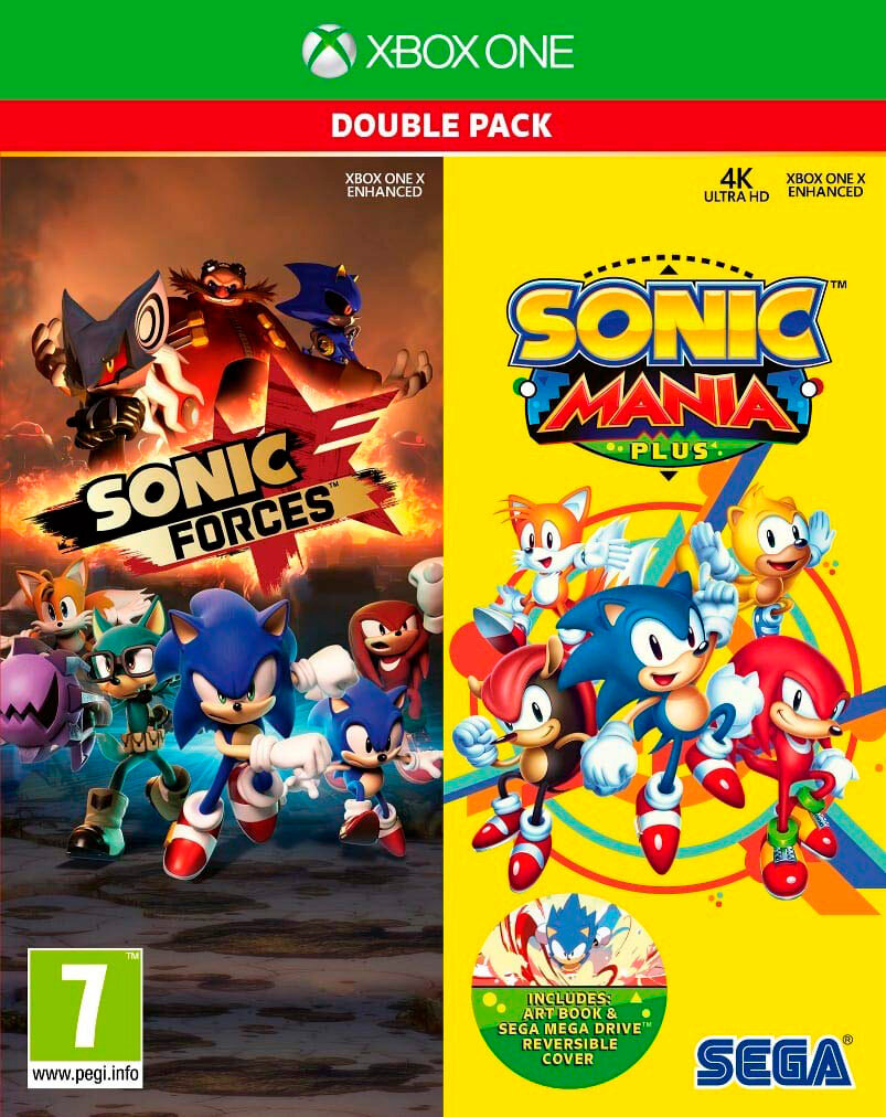 Игра Sonic Mania Plus + Sonic Forces Double Pack [Xbox One, Series X, русские субтитры]