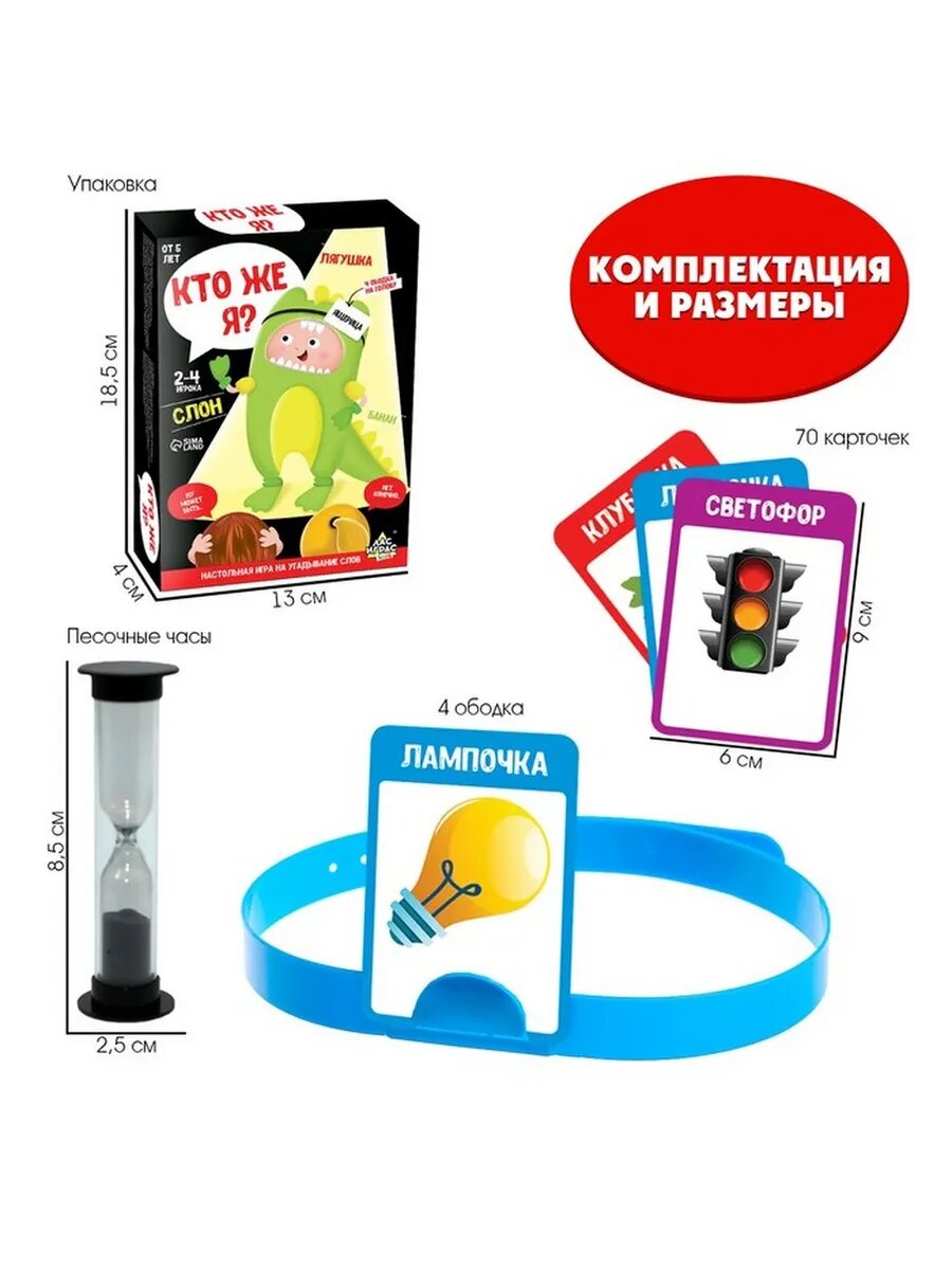 Загадочная игра для компании "Кто я"