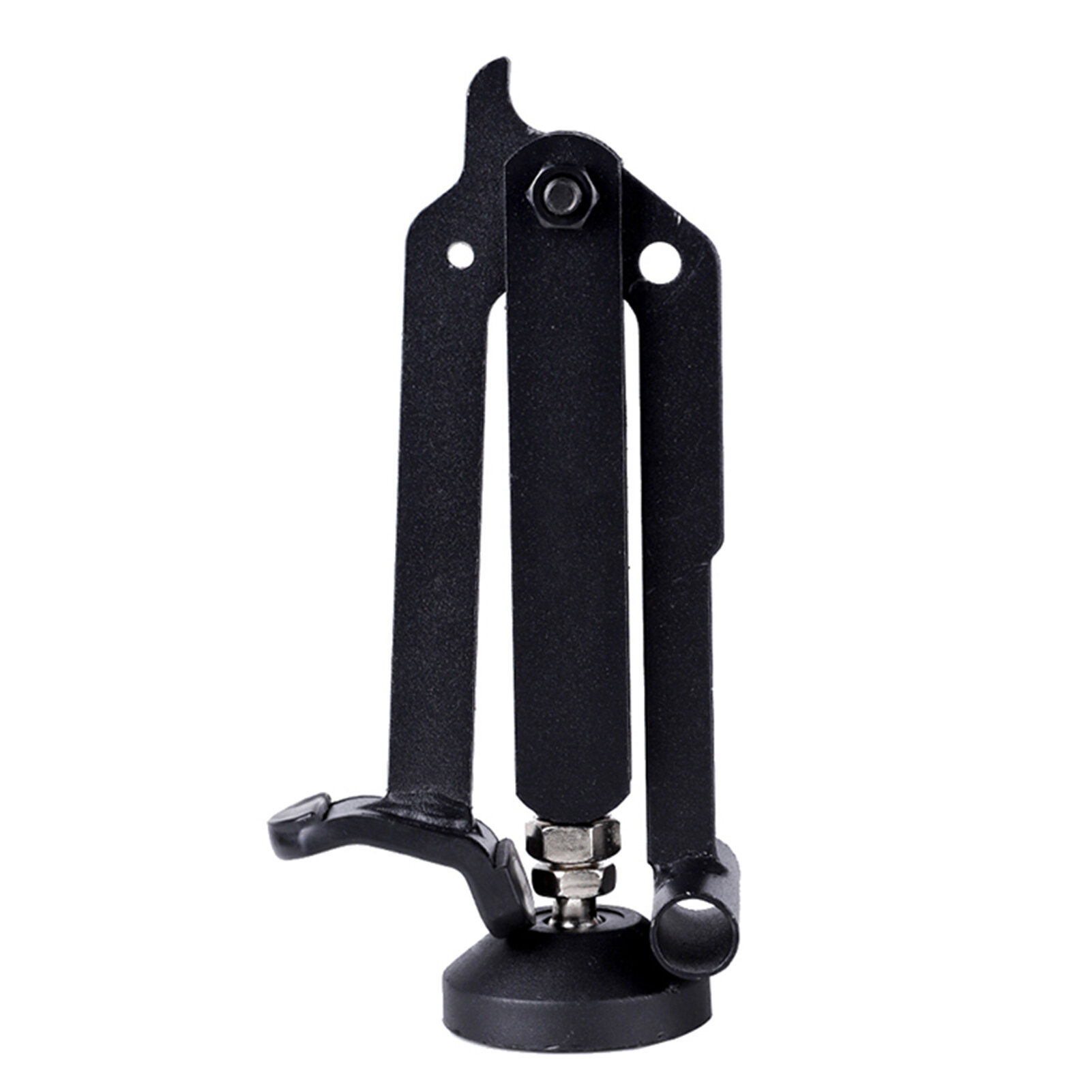 Портативная подъемная рама с улучшенной подлокотницей для сбережения энергии, складывающийся подъемный стояк, стабильная крановая рама для мотоцикла, черный цвет, материал железо, размер упаковки 20 * 5 * 2 см, вес упаковки 670 г