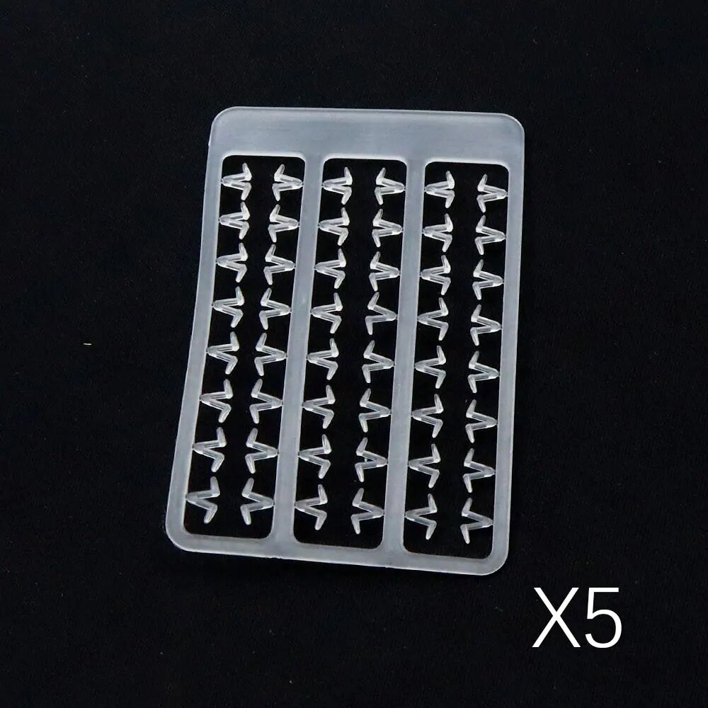 Стопорные бусины для волос для фидера 240 шт White