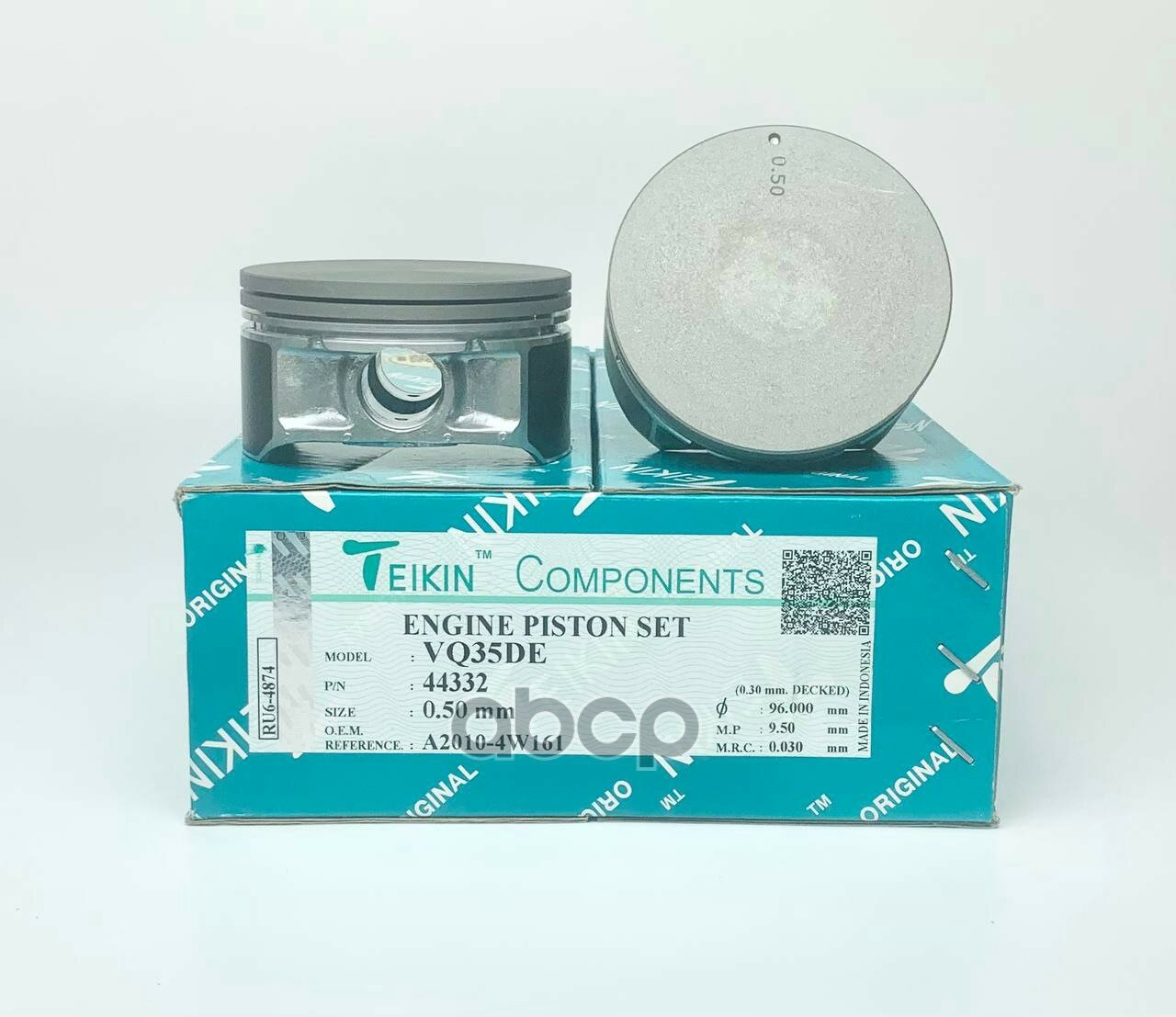 К-кт поршней! 0.50 (6 шт.) Nissan Z350/Altima/Pathfinder/Murano/Maxima QX VQ35DE 03> TEIKIN арт. 44332050