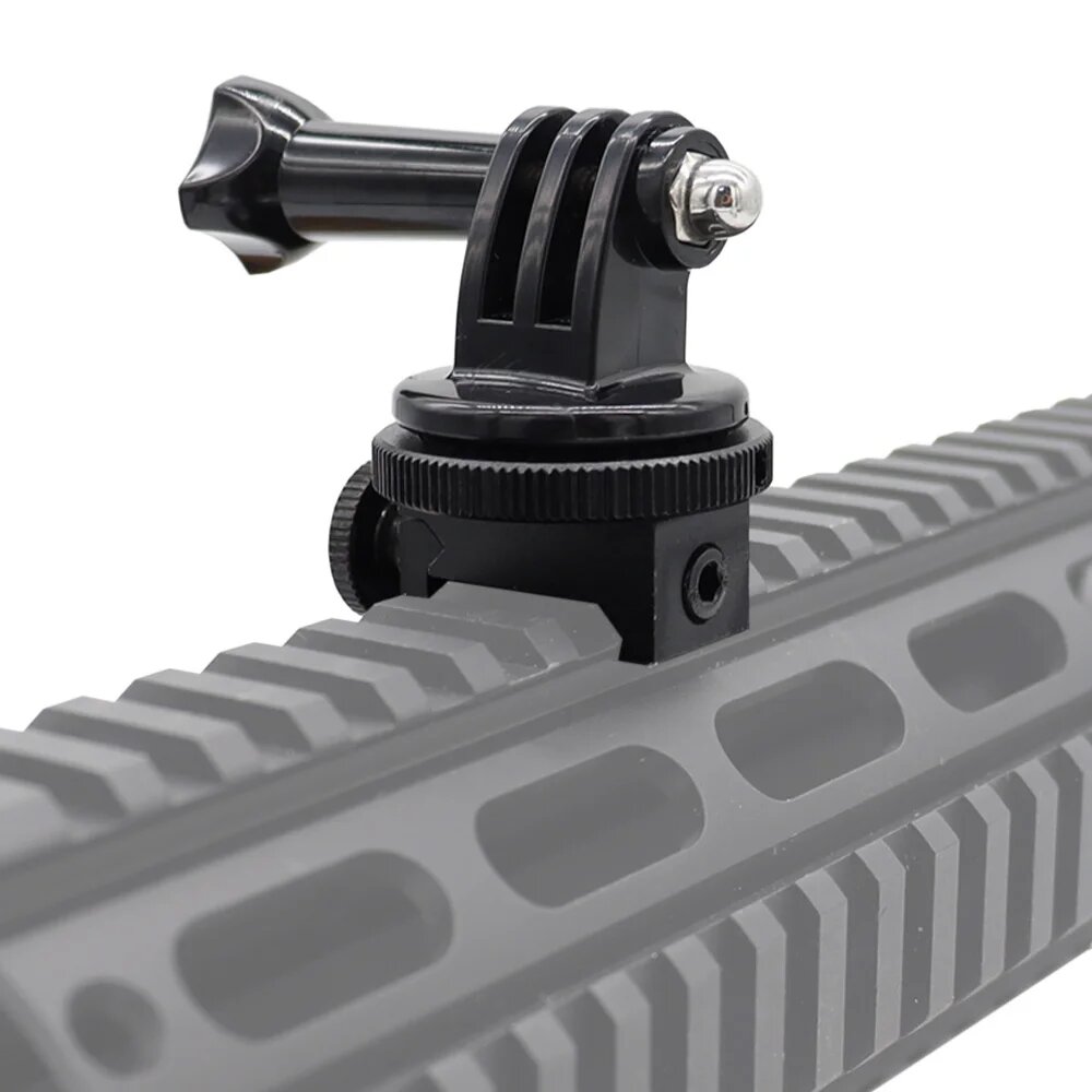 Тактическая планка Пикатинни, крепление для камеры мобильного телефона, винт 1/4 дюйма, адаптер для крепления спортивной камеры для сотовых телефонов, камера Gopro