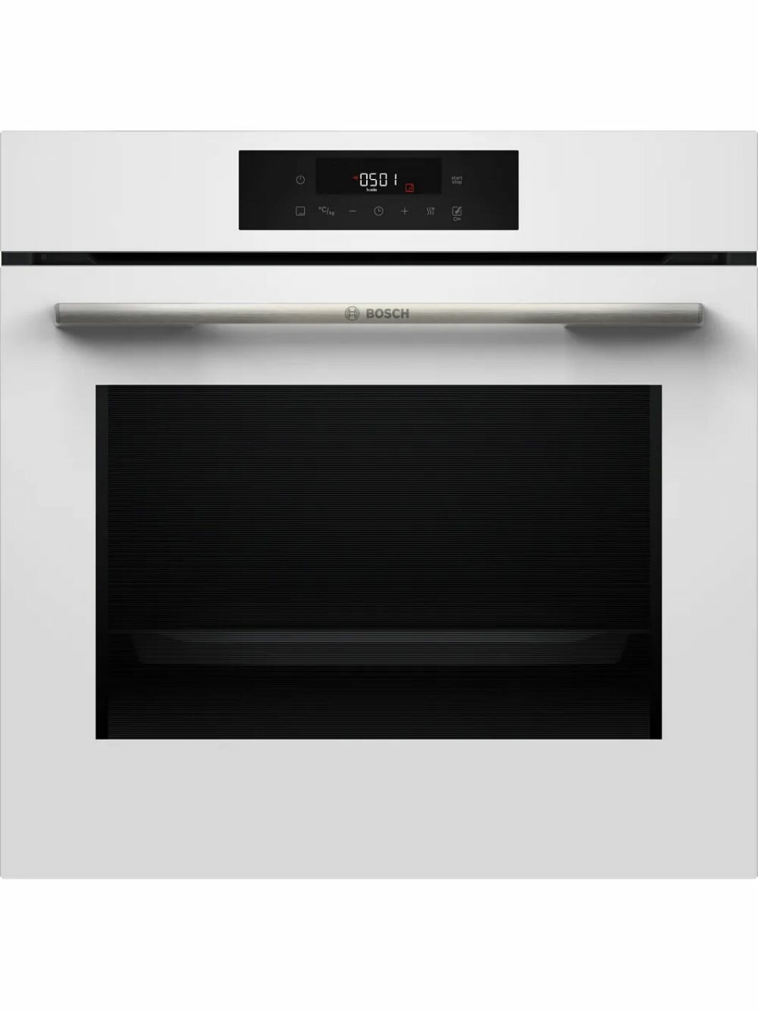 Электрический духовой шкаф Bosch HJG852YW0T, 60 см, 66 л, 8 режимов, гриль, традиционная очистка