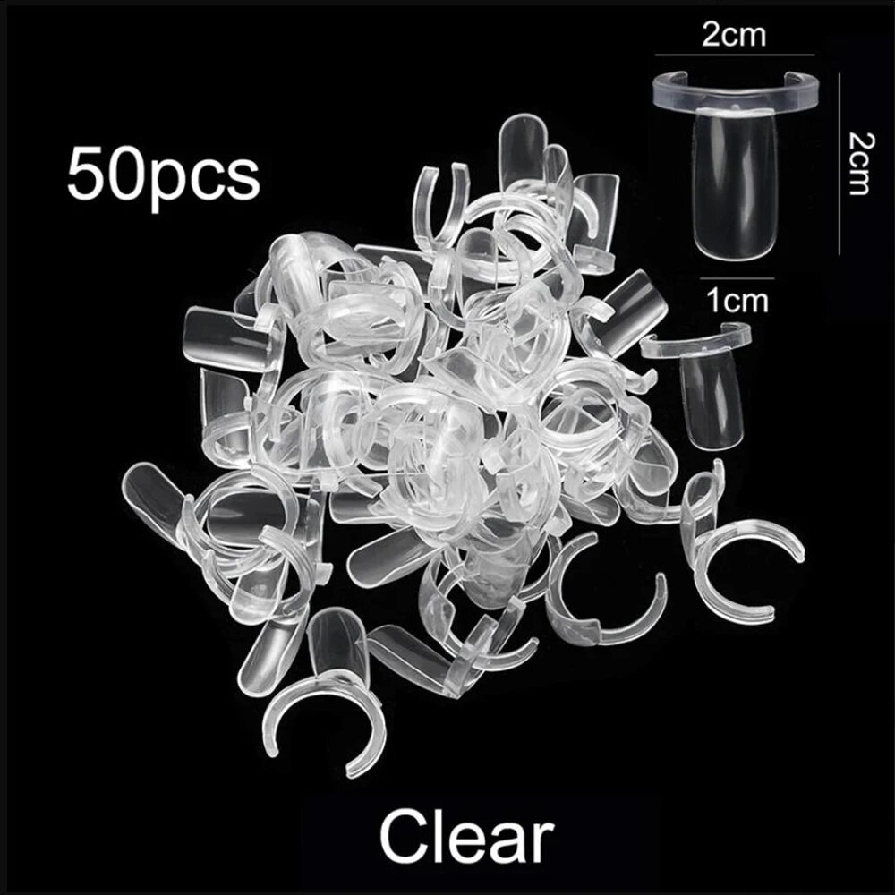 Кольца для демонстрации лака MAFANAILS 50 шт. clear