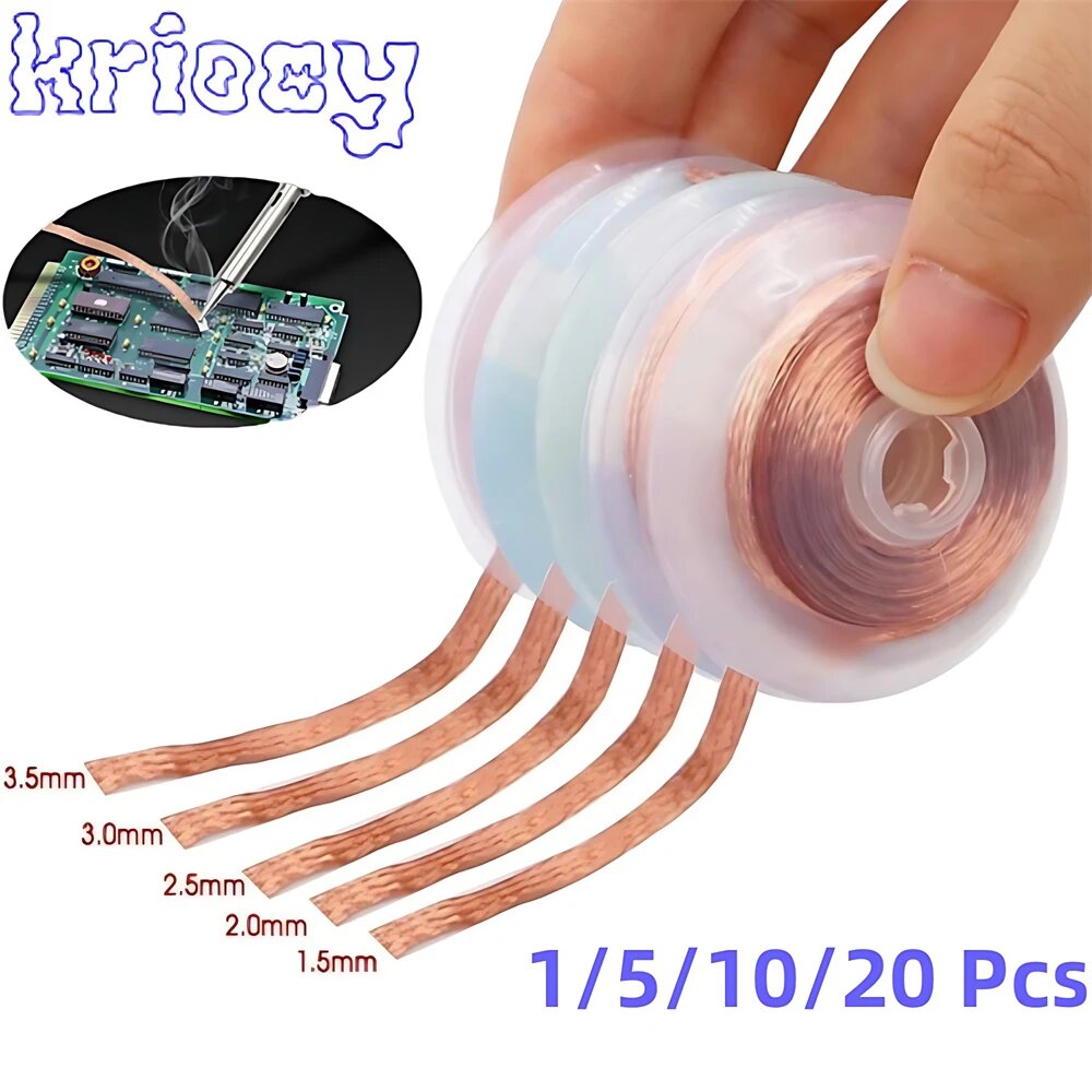 Медная сварочная проволока с оловянным покрытием 1,5 метра 5 PCS, 1.5m X 1.5mm