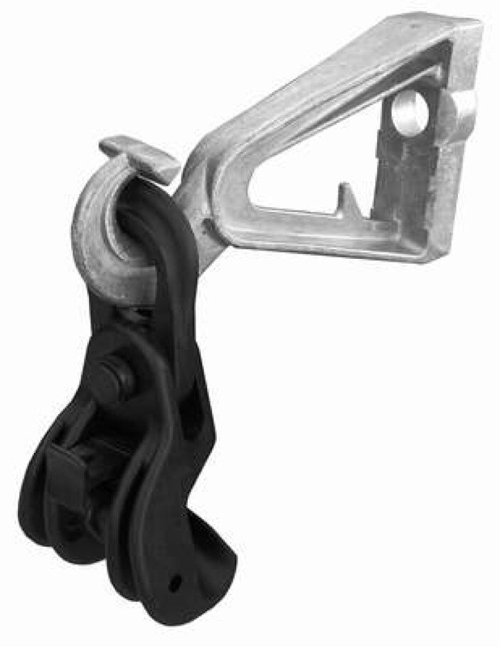 Комплект промежуточной подвески НИЛЕД ES 1500 для крепления СИП-2, из 2 предметов, кронштейн и поддерживающий зажим, болты 14мм, предельная нагрузка 12000Н / крепеж