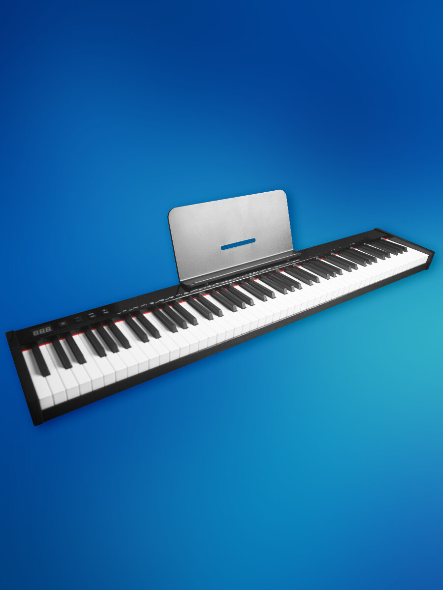 Синтезатор детский с Системой Обучения с микрофоном， 128 полифония синтезатор