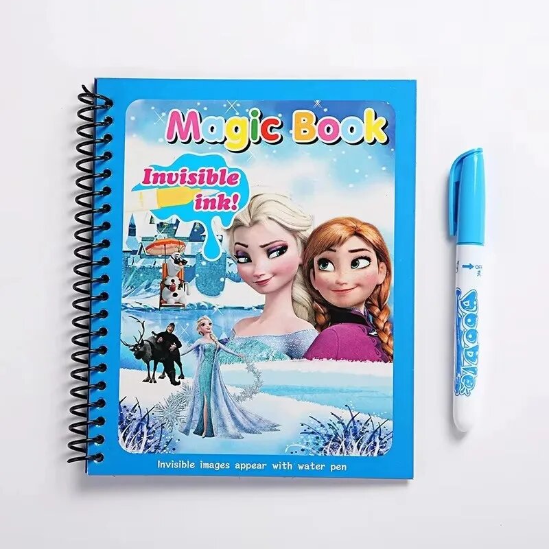 Водяная книга "Холодное Сердце" с ручкой, Цвет: 1pcs