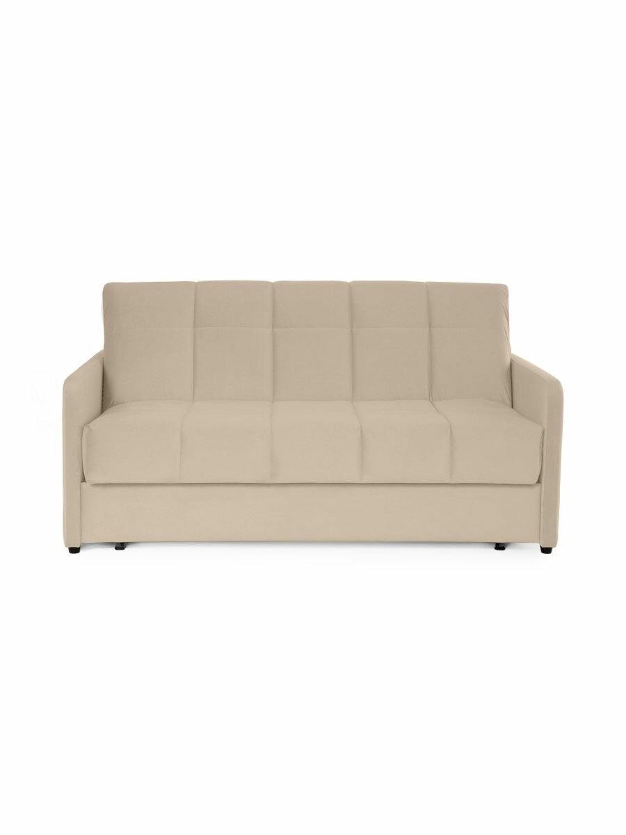 Диван-кровать Askona (Аскона) Домо про 160 с узкими подлокотниками квадрат -Тк. Casanova Milk