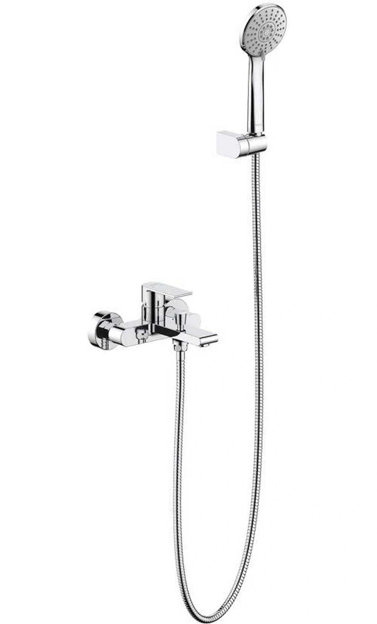 Смеситель для ванны Aquatek Лира AQ1449CR, хром, однорычажный