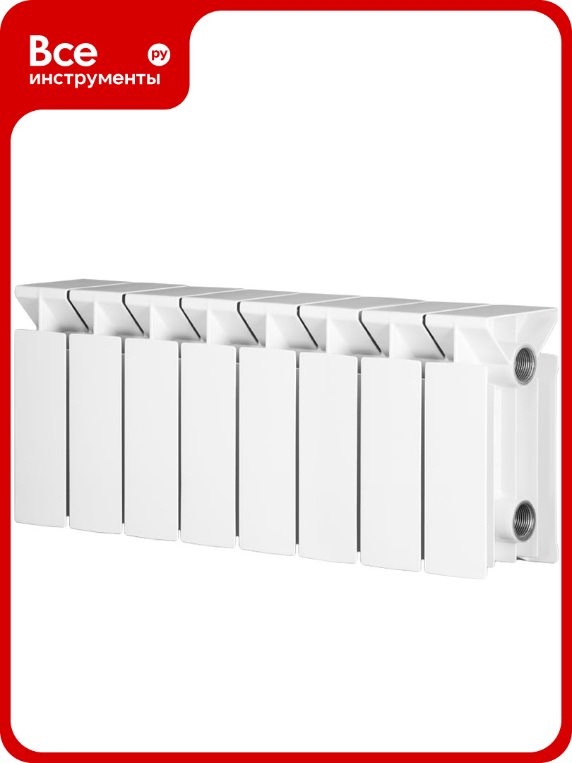 Биметаллический радиатор Radena CS 150 8 секций 009010308-02