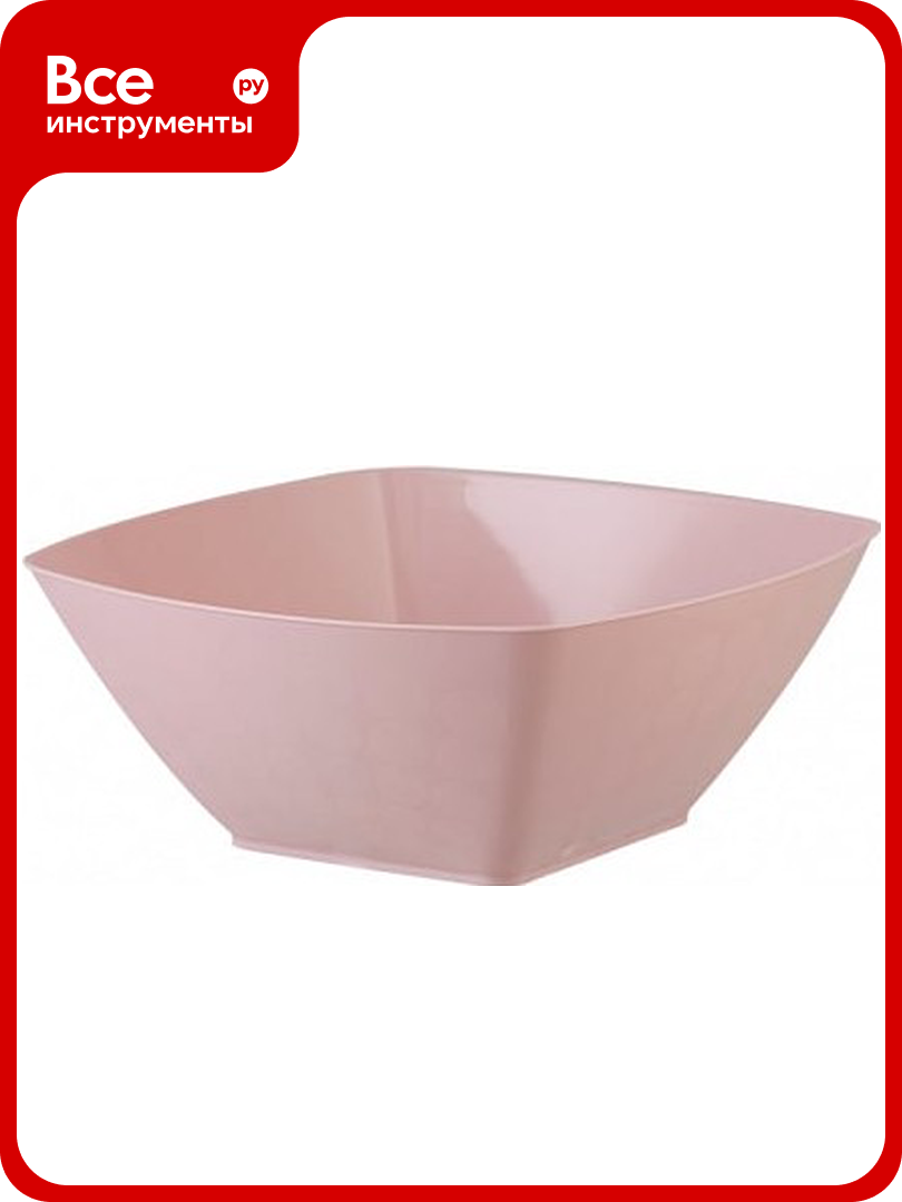 Квадратный салатник Полимербыт нуво 3.5 л 433450000