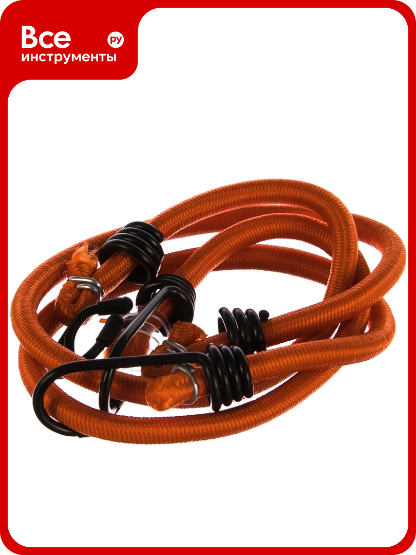 Набор резинок-стяжек Airline металлические крючки, 2 штуки, 60 см, D-8 мм AS-R-01, резиновый