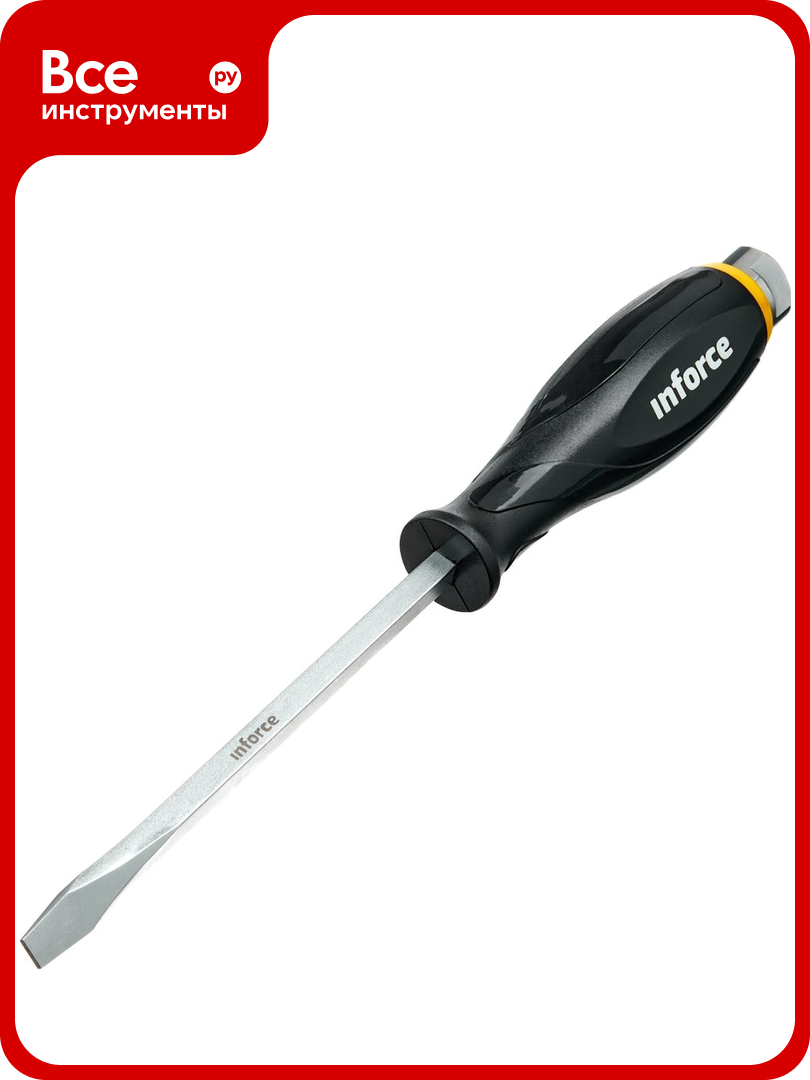 Ударная отвертка SL8х150мм Inforce 06-09-90, для вращения при помощи гаечного
