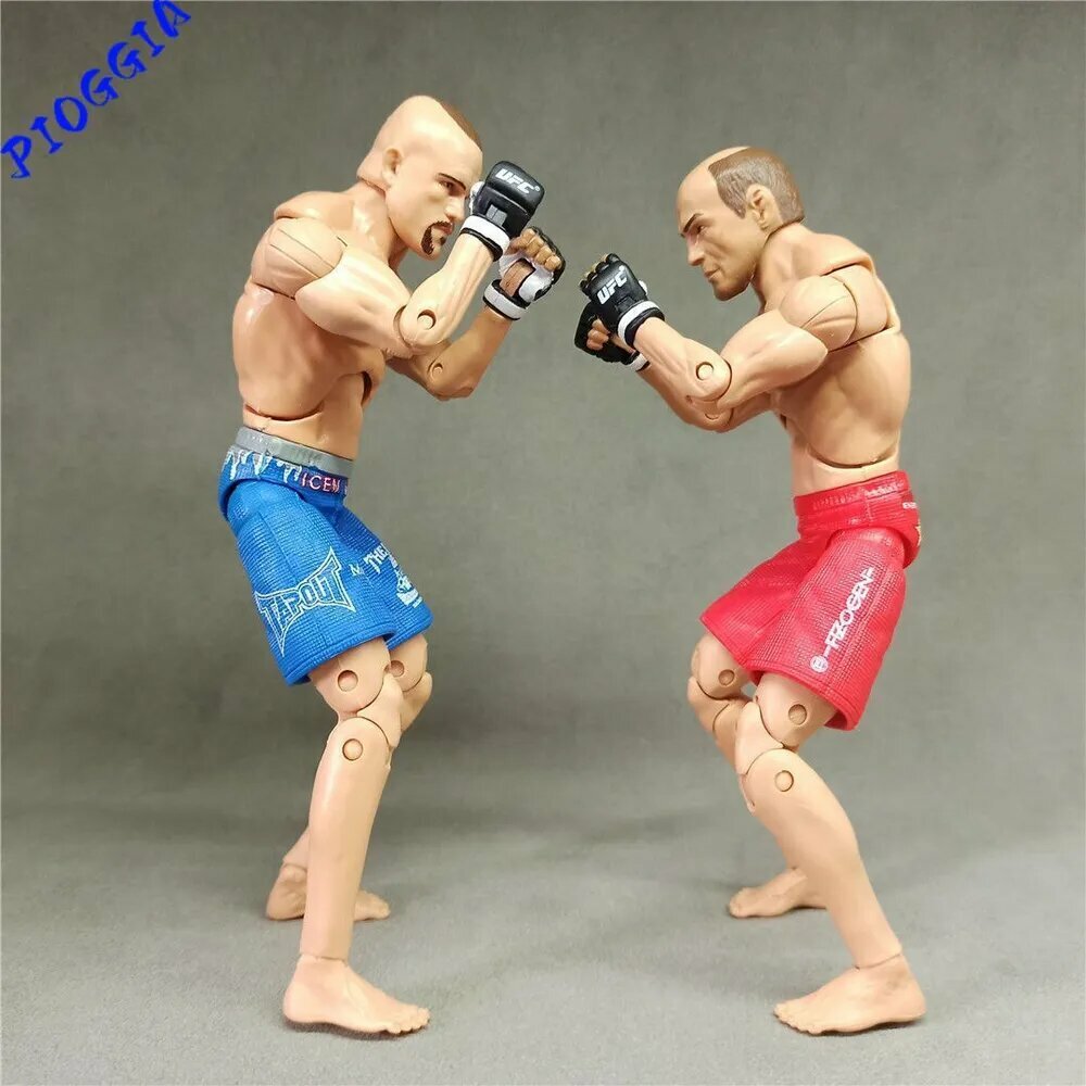 Экшн-фигурка борец UFC, Двухместный боевой костюм, 2 шт. (20см, пакет)