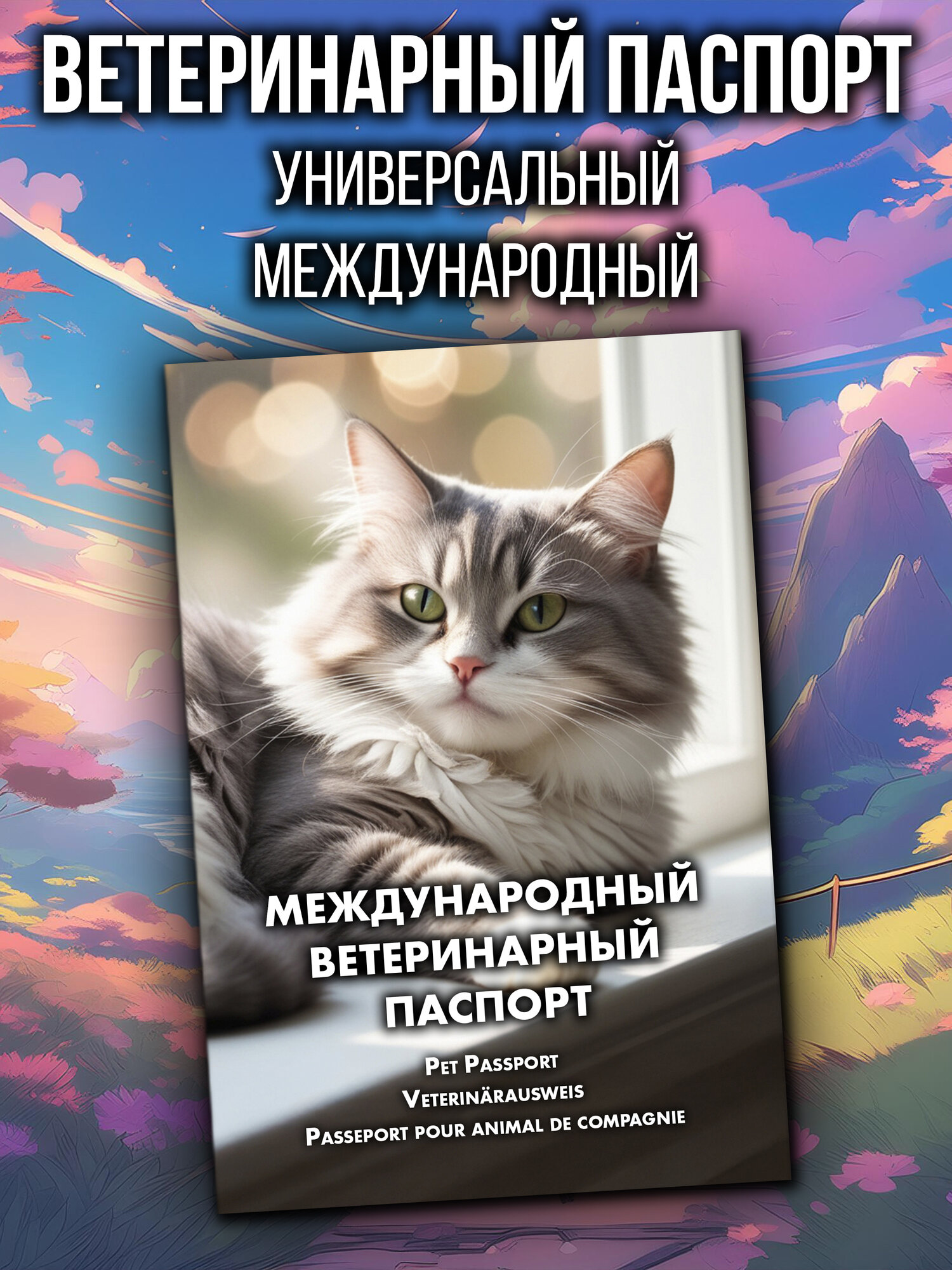Ветеринарный паспорт для кошек и собак, международный