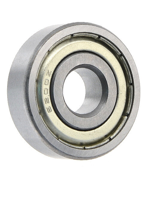 Подшипник 6200 ZZ (ГОСТ 80200) 10x30x9 ZZ с двумя защитными шайбами для машины шлифовальной прямошлифовальной REBIR TSM-125_1450