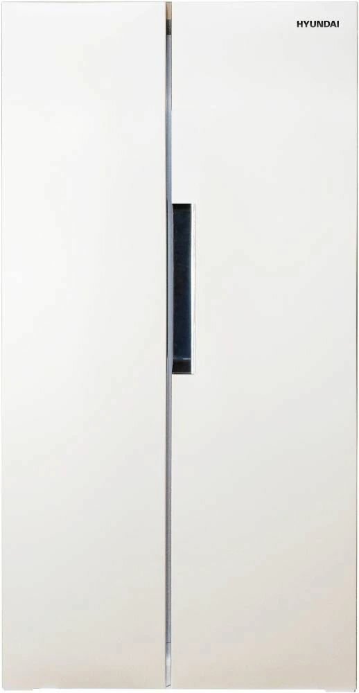 Холодильник Hyundai CS4502F, Side by Side, 436 л, No Frost, A+, белый