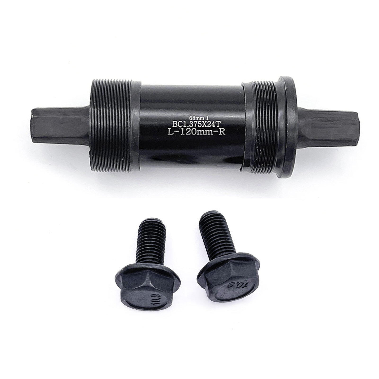 24 мм Интегрированная каретка Квадратная коническая герметичная каретка с подшипником и винтом для велосипедов