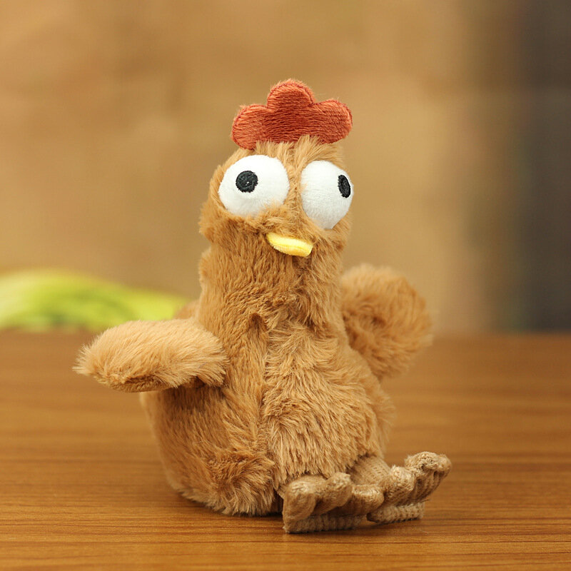 Милая плюшевая игрушка-подвеска в виде курицы, выдувающей пузыри, кукла-кукла, кукла-курица, брелок-подвеска