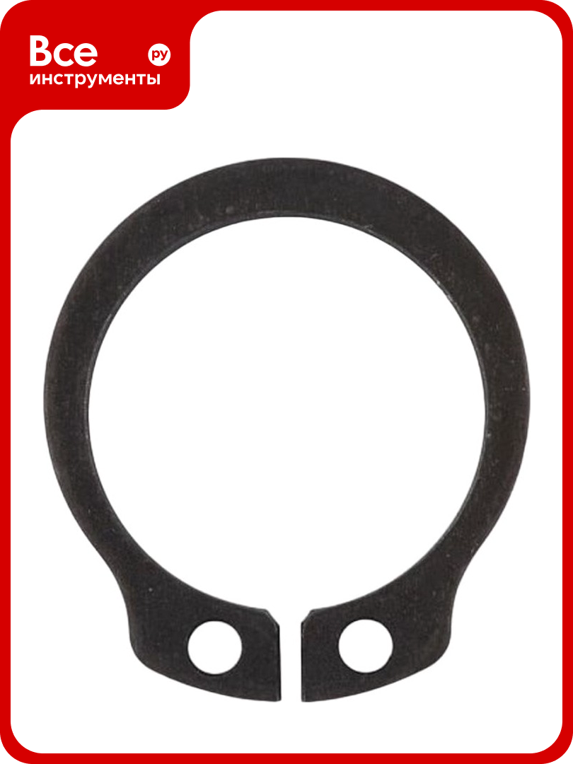 Стопорное кольцо на вал BTI DIN 471, 25 мм, 10 шт. 00471 705 25, высокопрочной гибкой стали