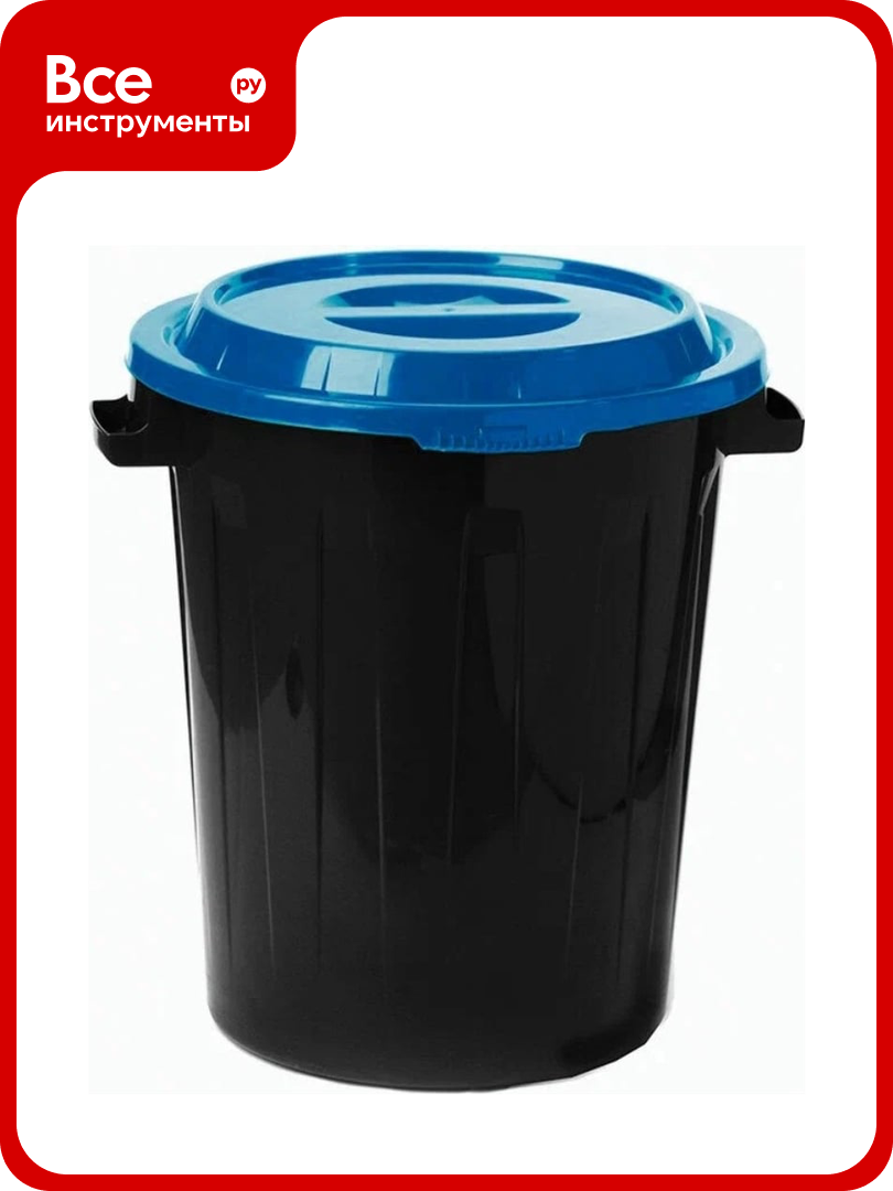 Бак IDEA 90 л синий М 2394, пластик, для установки снаружи помещения