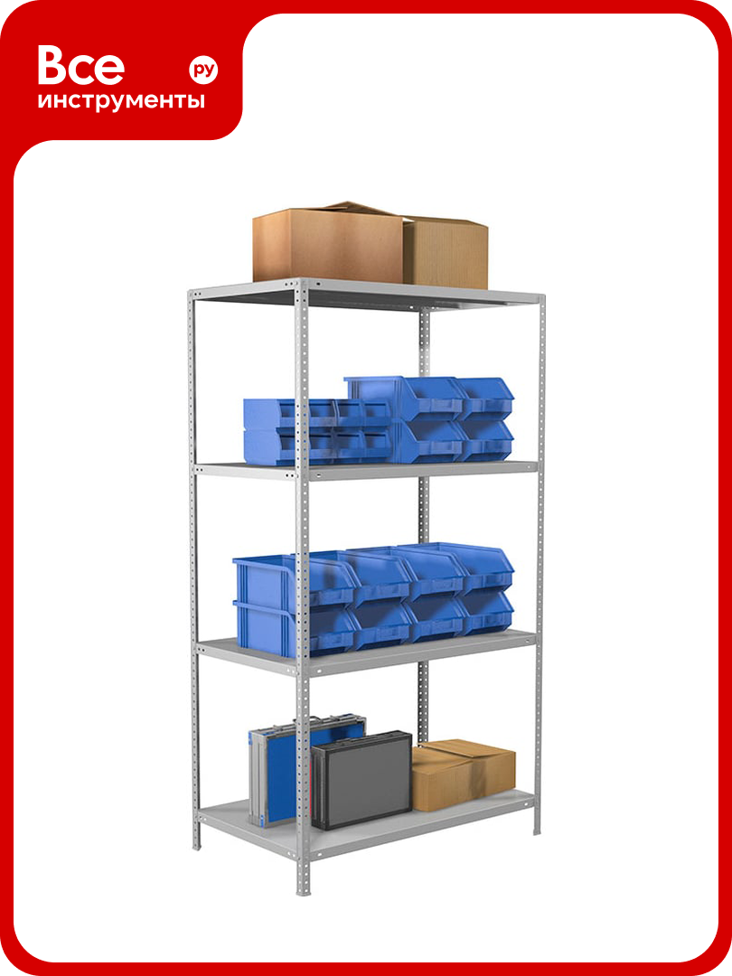 Стеллаж практик MS 185/100х60/4 S24199156402