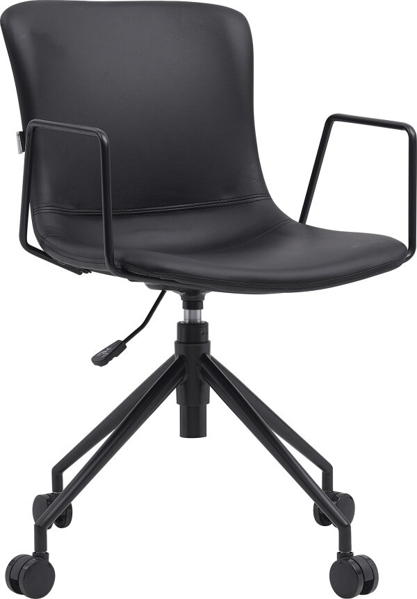 Кресло оператора Everprof Expo, обивка - экокожа, цвет - черный