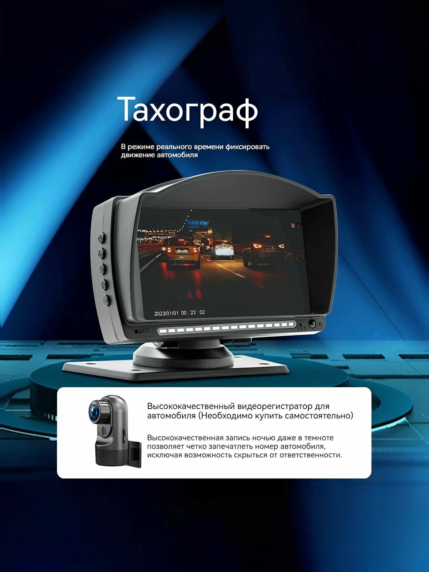 Беспроводной CarPlay 4,7-дюймовый портативный автомобильный MP5 HD видеорегистратор с Bluetooth плеером черный