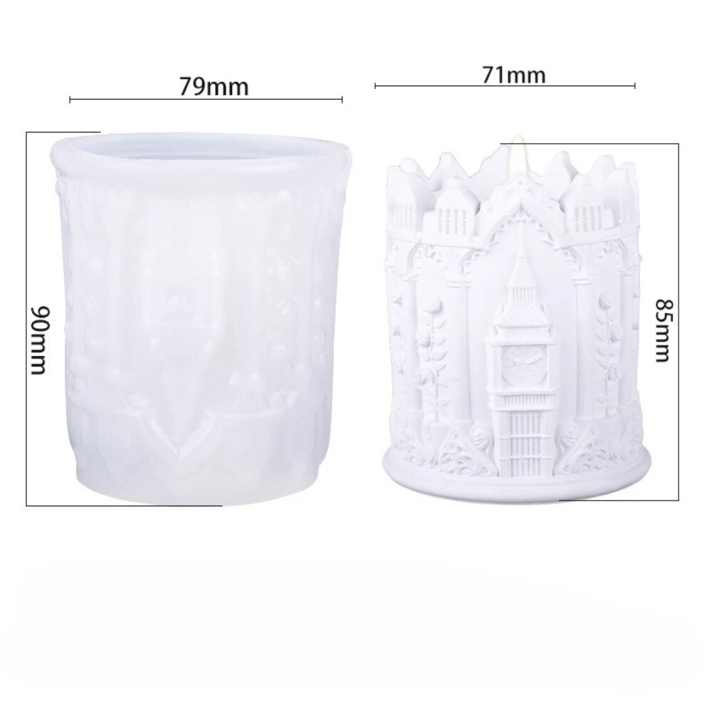 Силиконовые формы для отливки колокольчика башни