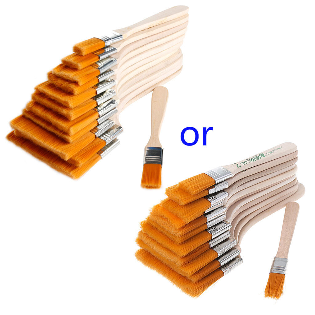 12шт деревянная кисть для масляной живописи, акриловая акварельная краска, художественный инструмент для художника
