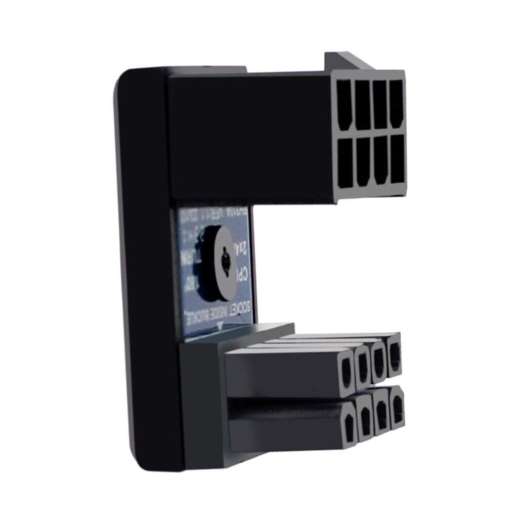 Угловой адаптер питания 8pin для настольных видеокарт и материнской платы CPU
