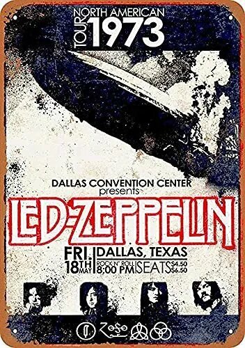 Металлическая вывеска Led-Zeppelin