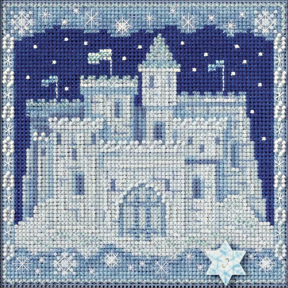 MH141736 Ice Castle Набор для вышивания Mill Hill (с пластиковой пуговицей)