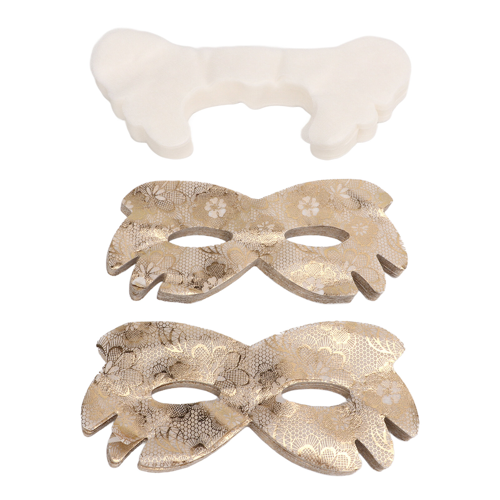 100 шт. бумажных масок для щек в форме бабочек, тонкие и мягкие, для ухода за кожей вокруг глаз, для салона красоты.