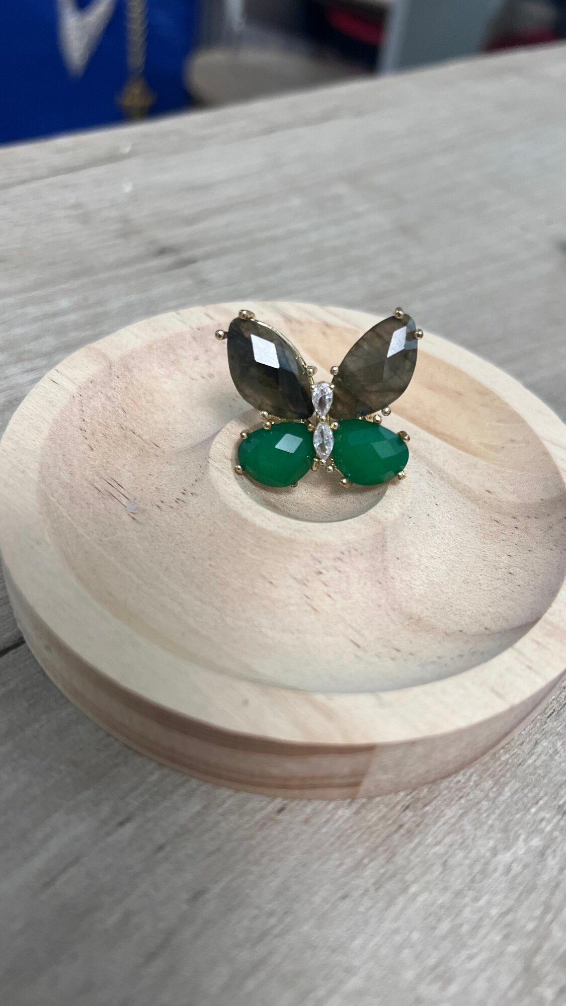 Кольцо, агат